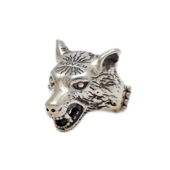 Gucci | Jewelry | Gucci Anger Forest Wolf Head Ring In Silver Sv925 4 ...